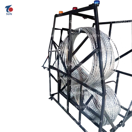 razor wire mobile security barrier system - Mobile Rapid Deploy Razor ...